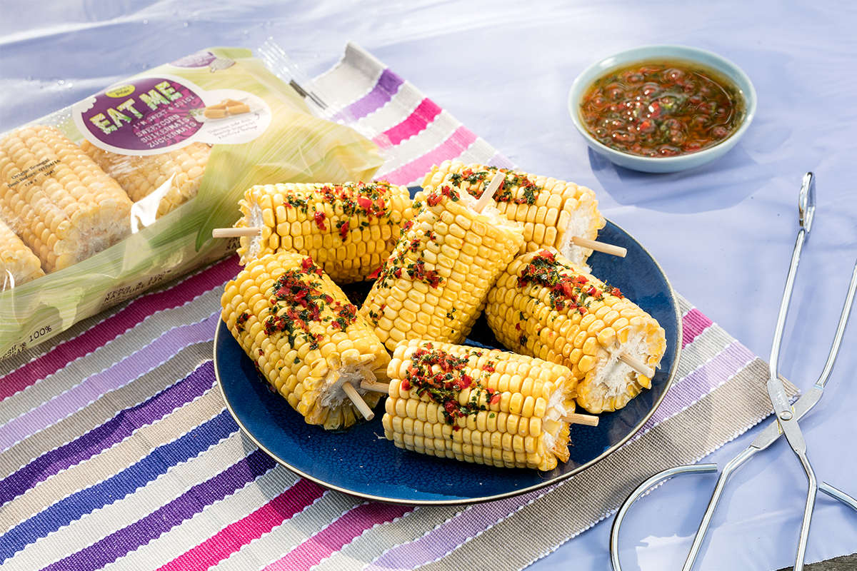 Caribbean corn on the cob with cayenne pepper - EAT ME